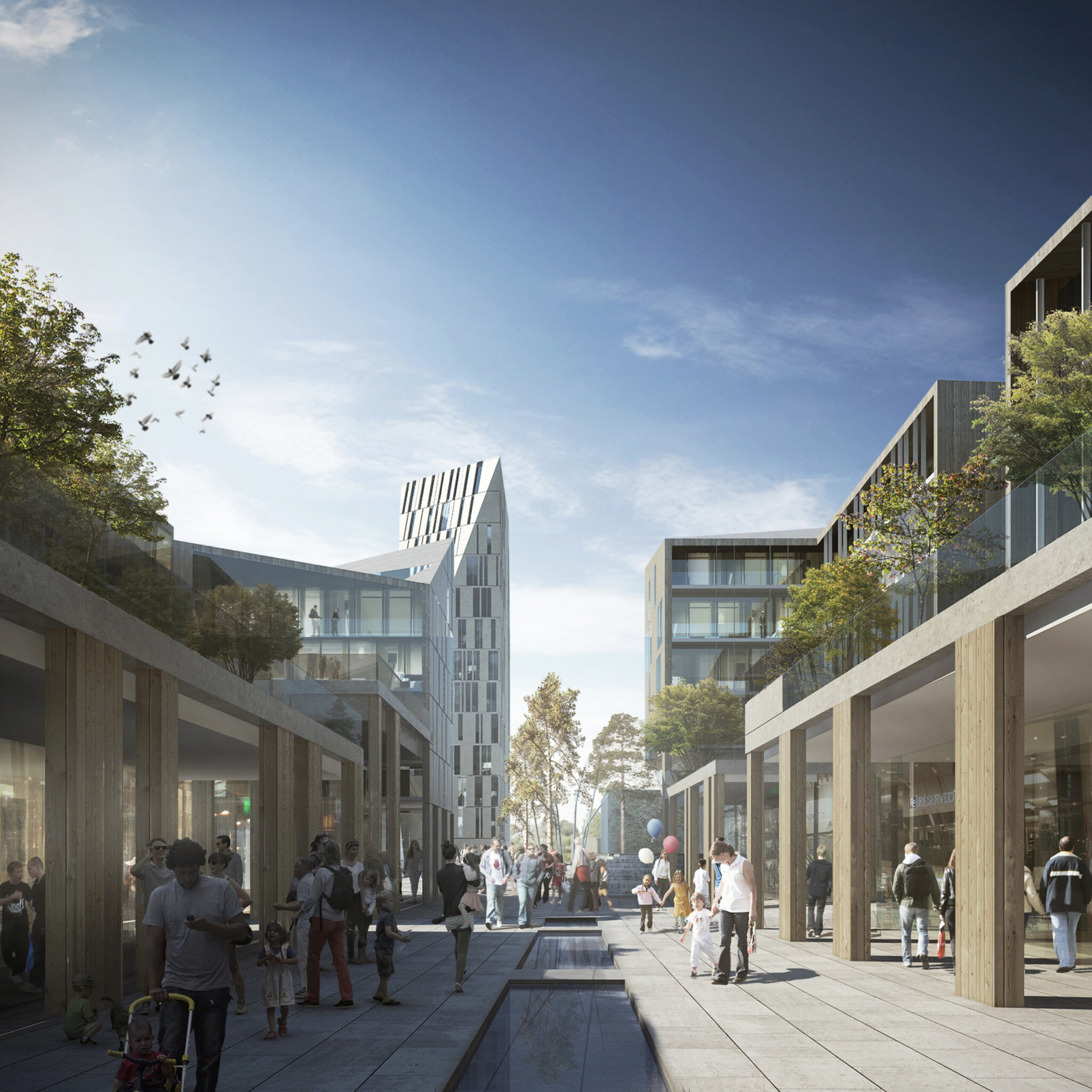 Straume Town Centre - Haptic